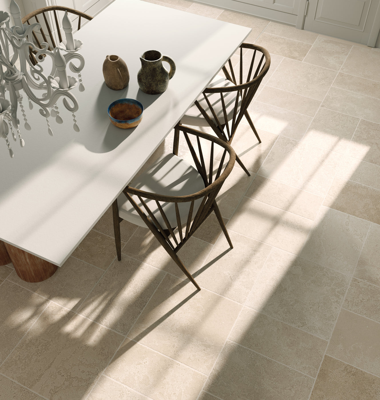 Levante Natural Tumbled Stone Effect Porcelain Tiles — TILEJOB.CO.UK